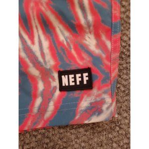 Neff | Swim | New Neff Mens Swim Trunks Sz M Pink Blue Tie Dyed Elastic ...